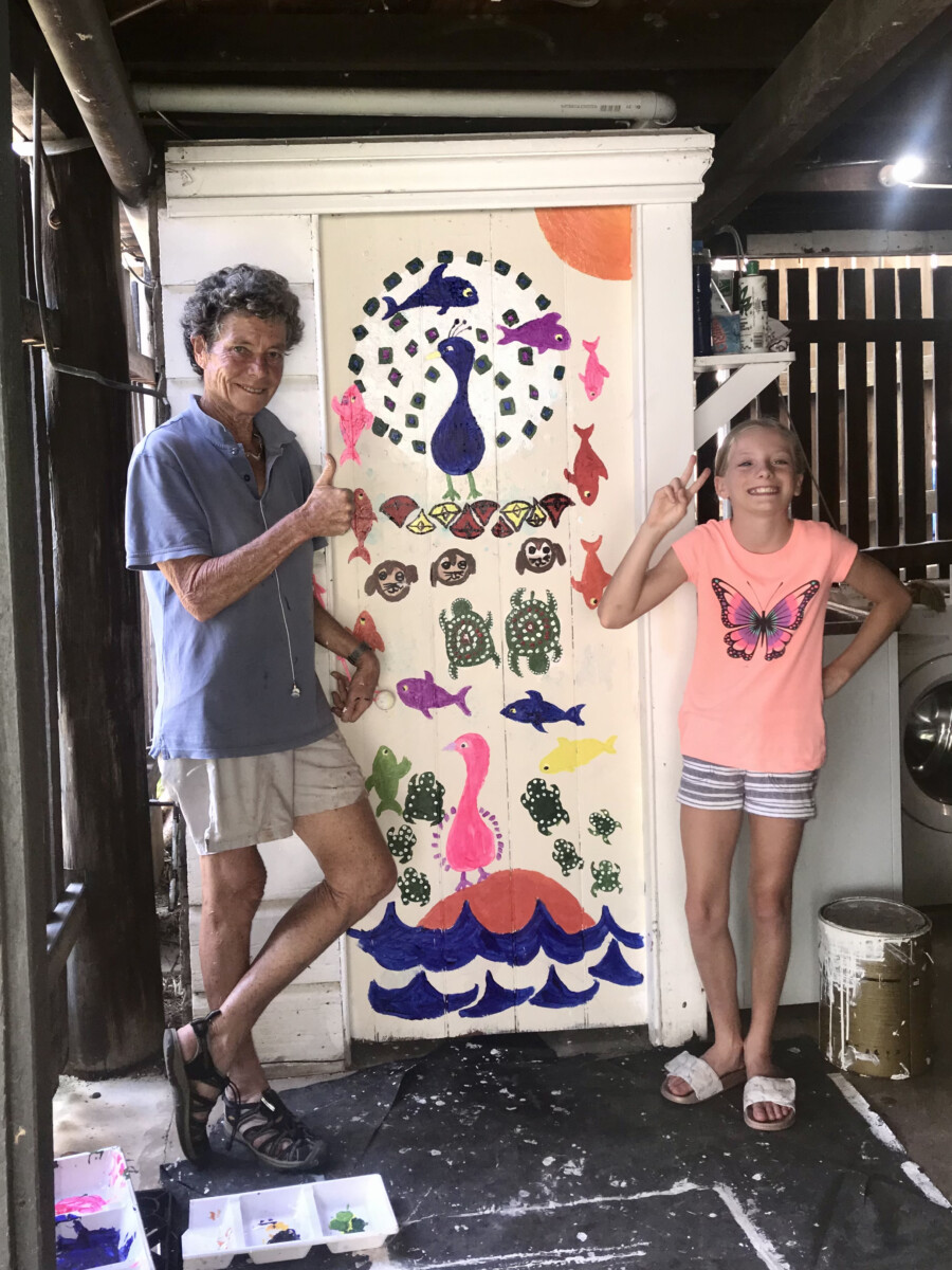 The 2021 dunny door mural – Robin McConchie